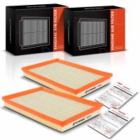 China 2x Engine Air Filter with Flexible Panel for Saturn Ion 2006-2007 L4 2.2L 2.4L for sale