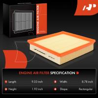 China Engine Air Filter for Buick LaCrosse Allure Chevrolet Impala Monte Carlo Pontiac for sale