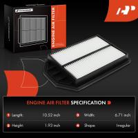 China Engine Air Filter with Rigid Panel for Honda CR-V 2007-2009 L4 2.4L for sale