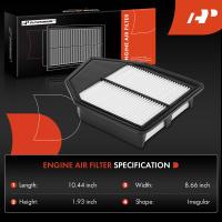 China 2x Engine Air Filter for Honda Accord 2008-2012 Crosstour 2012-2015 L4 2.4L for sale