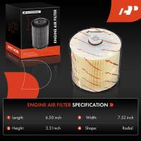 China 2x Engine Air Filter for Audi A6 2006-2011 A6 Quattro 2005-2011 for sale