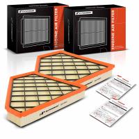China 2x Engine Air Filter for Cadillac ATS 13-19 CTS 14-19 Chevrolet Camaro 16-23 for sale