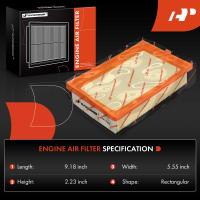China Engine Air Filter with Flexible Panel for Fiat 500L 2014-2020 L4 1.4L for sale