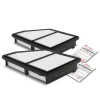 China 2x Engine Air Filter with Rigid Panel for Honda Civic 2016-2022 L4 2.0L for sale