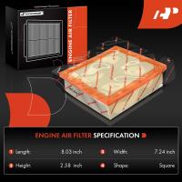 China 2x Engine Air Filter for Jeep Compass 17-21 Renegade Fiat 500X Ram ProMaster City for sale