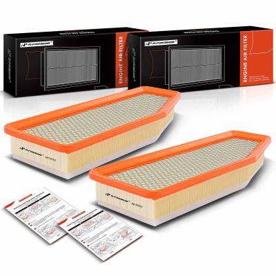 China 2x Engine Air Filter with Flexible Panel for Jeep Cherokee 2019-2022 for sale