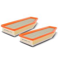 China 2x Engine Air Filter with Flexible Panel for Jeep Cherokee 2019-2022 for sale