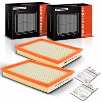 China 2x Engine Air Filter with Flexible Panel for Chrysler PT Cruiser 2001-2005 2.4L for sale