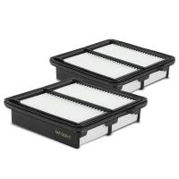 China 2x Engine Air Filter with Rigid Panel for Honda Fit 2009-2014 L4 1.5L for sale