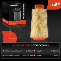 China 2x Engine Air Filter for Mercedes-Benz W203 C230 2003-2005 1.8L for sale