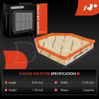 China 2x Left & Right Engine Air Filter for BMW M2 19-21 M3 15-18 M4 M5 M6 Gran Coupe for sale