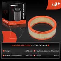 China 2x Front Engine Air Filter for Chevy Impala K2500 Suburban C30 Pickup Malibu for sale
