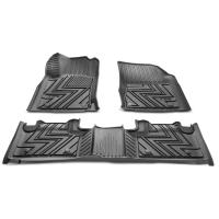 China 3x Front & Rear Black Floor Mats Liners for Jeep Grand Cherokee WK Dodge Durango for sale