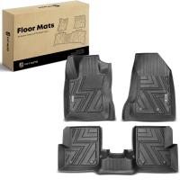 China 3x Front & Rear Black Floor Mats Liners for Jeep Renegade 2015-2021 for sale