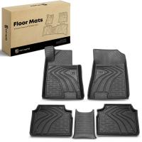 China 3x Front & Rear Black Floor Mats Liners for Hyundai Sonata 2020-2021 Kia K5 for sale