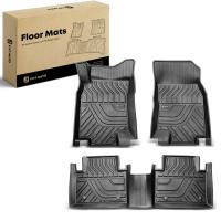 China 3x Front & Rear Black Floor Mats Liners for Nissan X-Trail 14-19 Rogue 14-20 for sale