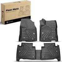 China 3x Front & Rear Black Floor Mats Liners for Lexus NX200t 2015-2021 for sale