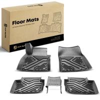 China 3x Front & Rear Black Floor Mats Liners for Mazda 3 2019-2021 CX-30 TPE for sale