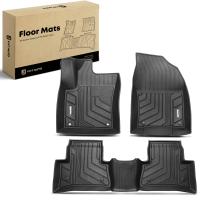 China 3x Front & Rear Black Floor Mats Liners for Toyota C-HR 2018-2022 Sport Utility for sale