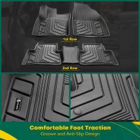 China 3x Front & Rear Black Floor Mats Liners for Toyota C-HR 2018-2022 Sport Utility for sale
