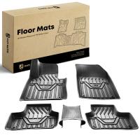 China 3x Front & Rear Black Floor Mats Liners for Volvo XC60 2018-2023 for sale
