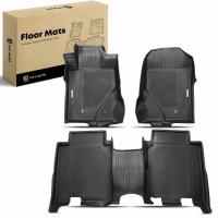 China 3x Front & Rear Black Floor Mats Liners for Ford Bronco 2021-2023 SUV 4-Door for sale