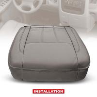 China Front Driver Seat Cover for Dodge Ram 1500 2500 3500 2006-2009 Khaki Leather for sale
