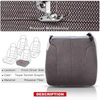 China Taupe Tannish Grayish Front Driver Seat Bottom Cover for Dodge Ram 1500 02-05 for sale