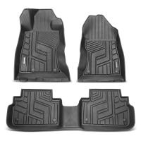 China 3x Front & Rear Black Floor Mats Liners for Subaru Forester 2019-2022 for sale