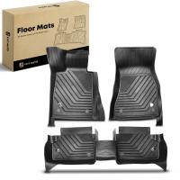 China 3x Front & Rear Black Floor Mats Liners for BMW F10 G30 530e G30 3 550i 530i for sale