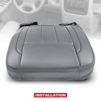 China Front Driver Seat Cover for Dodge Ram 1500 2500 3500 06-08 Medium Slate Gray for sale