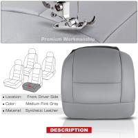 China Front Driver Seat Cover for Ford F-150 2004 2005 2006-2008 Medium Flint Gray for sale