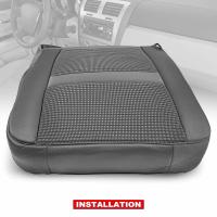 China Front Driver Seat Cover for Dodge Ram 1500 2500 3500 2004-2005 Black for sale