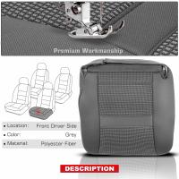China Front Driver Seat Cover for Dodge Ram 2500 3500 07-09 4500 5500 08-10 Grey for sale