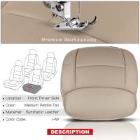 China Front Driver Seat Cover for Ford F-150 2004-2008 Medium Pebble Tan for sale