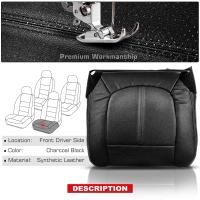 China Front Driver Seat Cover for Ford F-250 F-350 F-450 11-16 Charcoal Black for sale