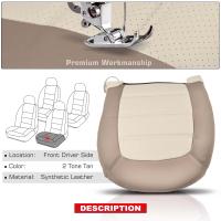 China Front Driver Seat Cover for Ford Explorer 02-05 Explorer Sport 02-03 2 Tone Tan for sale