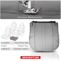 China Front Driver Seat Cover for Chevy Express 1500 2500 3500 GMC Pewter Gray for sale
