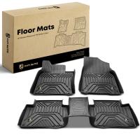 China 3x Front & Rear Black Floor Mats Liners for Toyota Camry 18-21 TPE FWD no Hybrid for sale