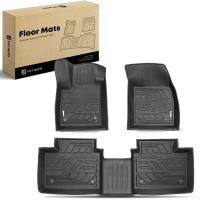China 3x Front & Rear Black Floor Mats Liners for Ford Focus 2019 2020 2021 2022 for sale