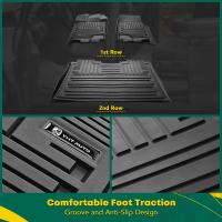 China 3x Front & Rear Black Floor Mats Liners for Ford F-150 Crew Cab Pickup 2015-2023 for sale