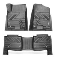 China 3x Front & Rear Black Floor Mats Liners for Nissan Pathfinder 1987-2018 Pickup for sale