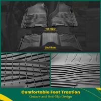China 3x Front & Rear Black Floor Mats Liners for Ram 1500 2013-2018 2500 3500 Crew Cab for sale