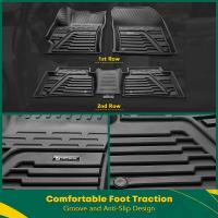 China 3x Front & Rear Black Floor Mats Liners for Toyota Corolla 2020-2023 for sale