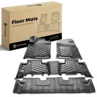 China 4x Front & Rear Black Floor Mats Liners for Toyota Land Cruiser 2008-2011 2013 for sale