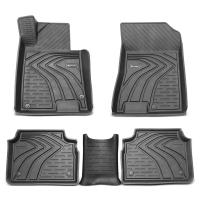 China 3x Front & Rear Black Floor Mats Liners for Kia K5 2021 2022 2023 Hyundai Sonata for sale