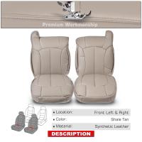 China 2x Front Seat Cover for Chevrolet Suburban 1500 Tahoe 99-02 Shale Tan for sale