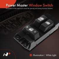 China Front Driver Power Window Switch for Chevrolet Silverado 1500 2500 GMC Sierra 1500 for sale