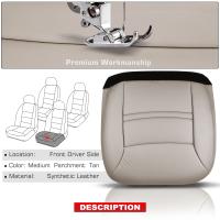 China Front Driver Seat Cover for Ford Expedition 2000-2001 Medium Parchment Tan for sale