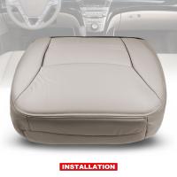 China Front Driver Seat Cover for Ford Expedition 2000-2001 Medium Parchment Tan for sale